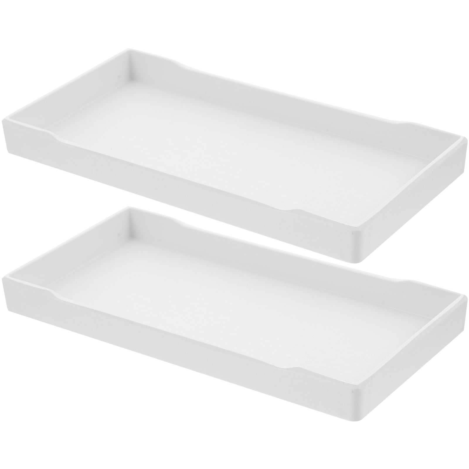 NUOLUX Tray For Food Serving Storage 2Set 8.1X4.1X0.8In - Walmart.com