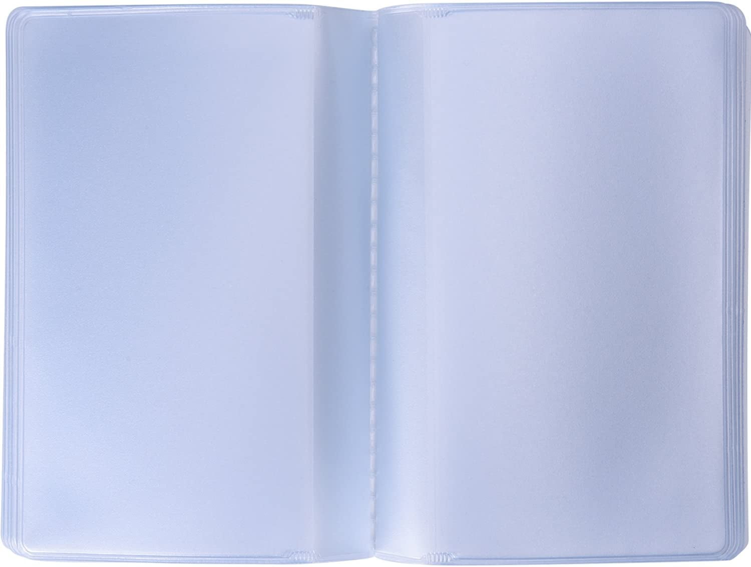 2 Pcs Plastic Wallet Insert Credit Card Holders 10 Sides 20 Slots and ...