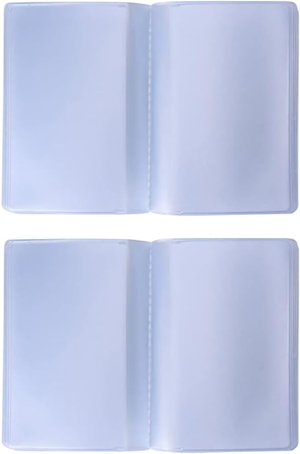 2 Pcs Plastic Wallet Inserts Clear Credit Card Sleeves Transparent Card Holder Wallet Picture ...