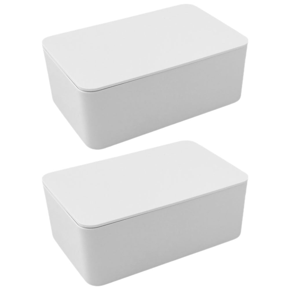 2 Pcs Plastic Wipes Dispenser Container Holder Baby Storage Box Seal ...
