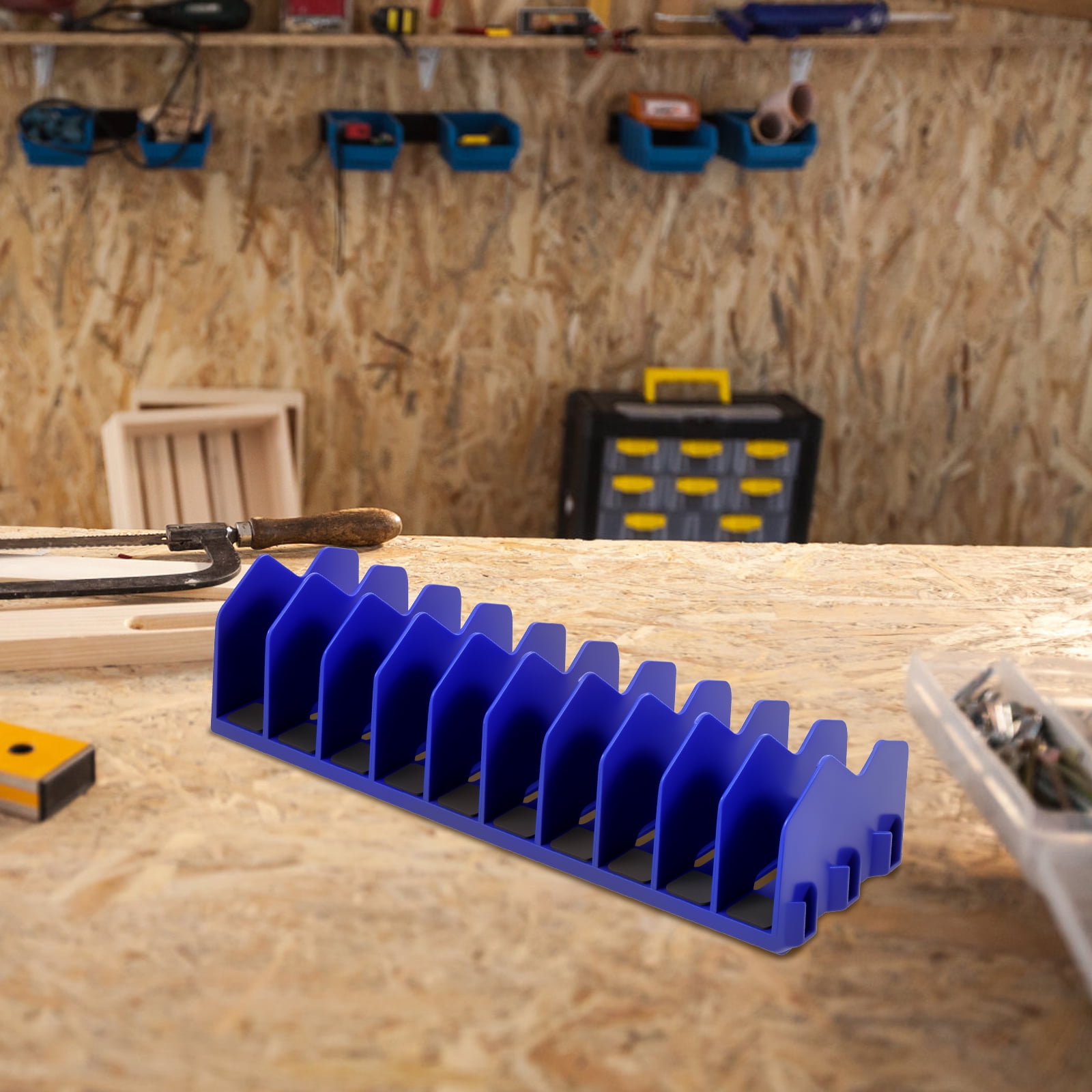 2 Pcs Plier Organizer Rack with Nonslip Rubber Base 10 Slots Pliers ...