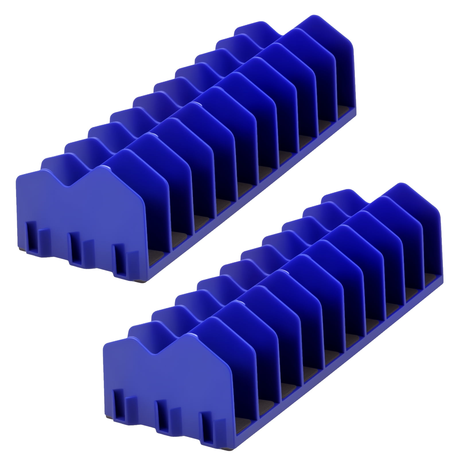 2 Pcs Plier Organizer Rack with Nonslip Rubber Base 10 Slots Pliers ...