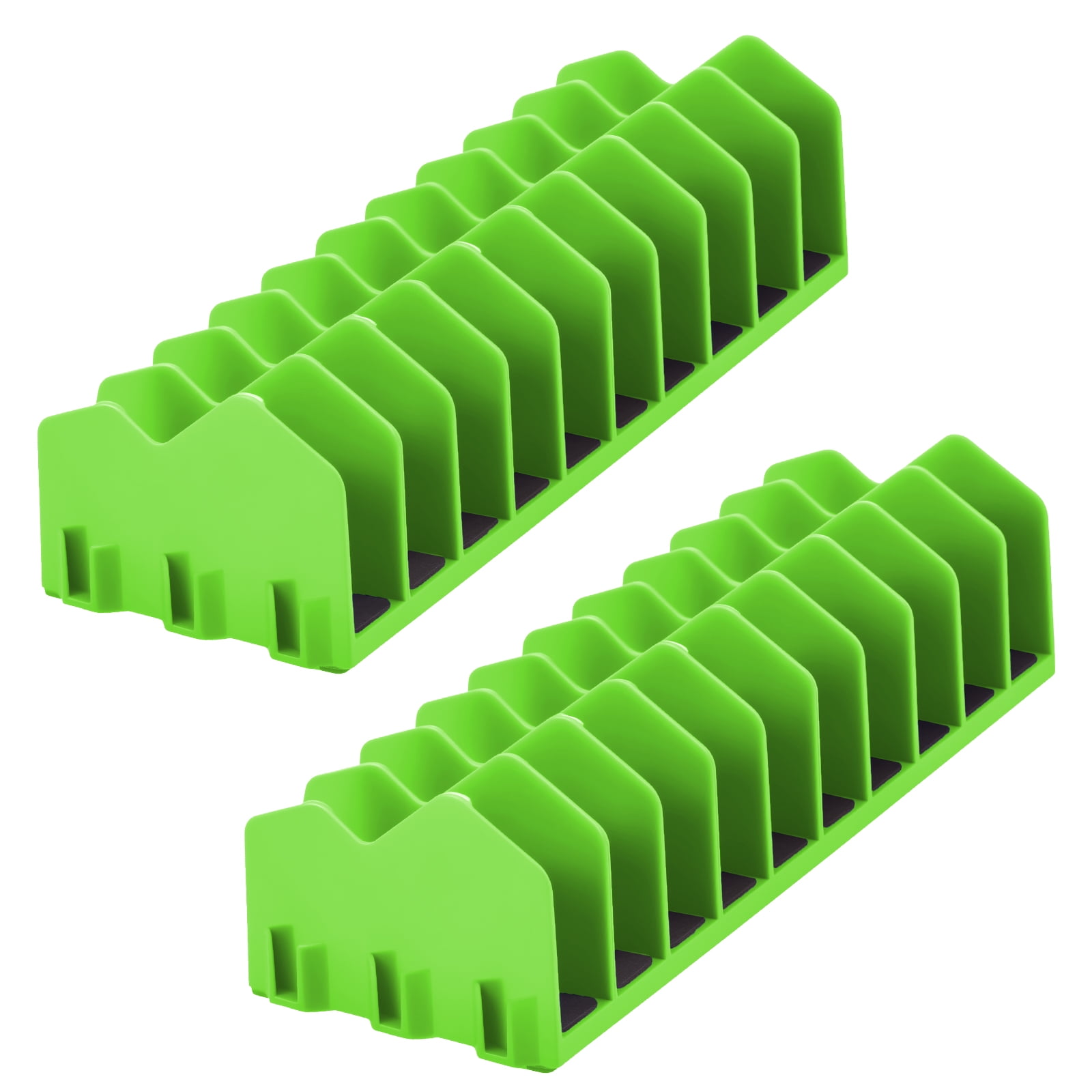 2 Pcs Plier Organizer Rack with Nonslip Rubber Base 10 Slots Pliers ...