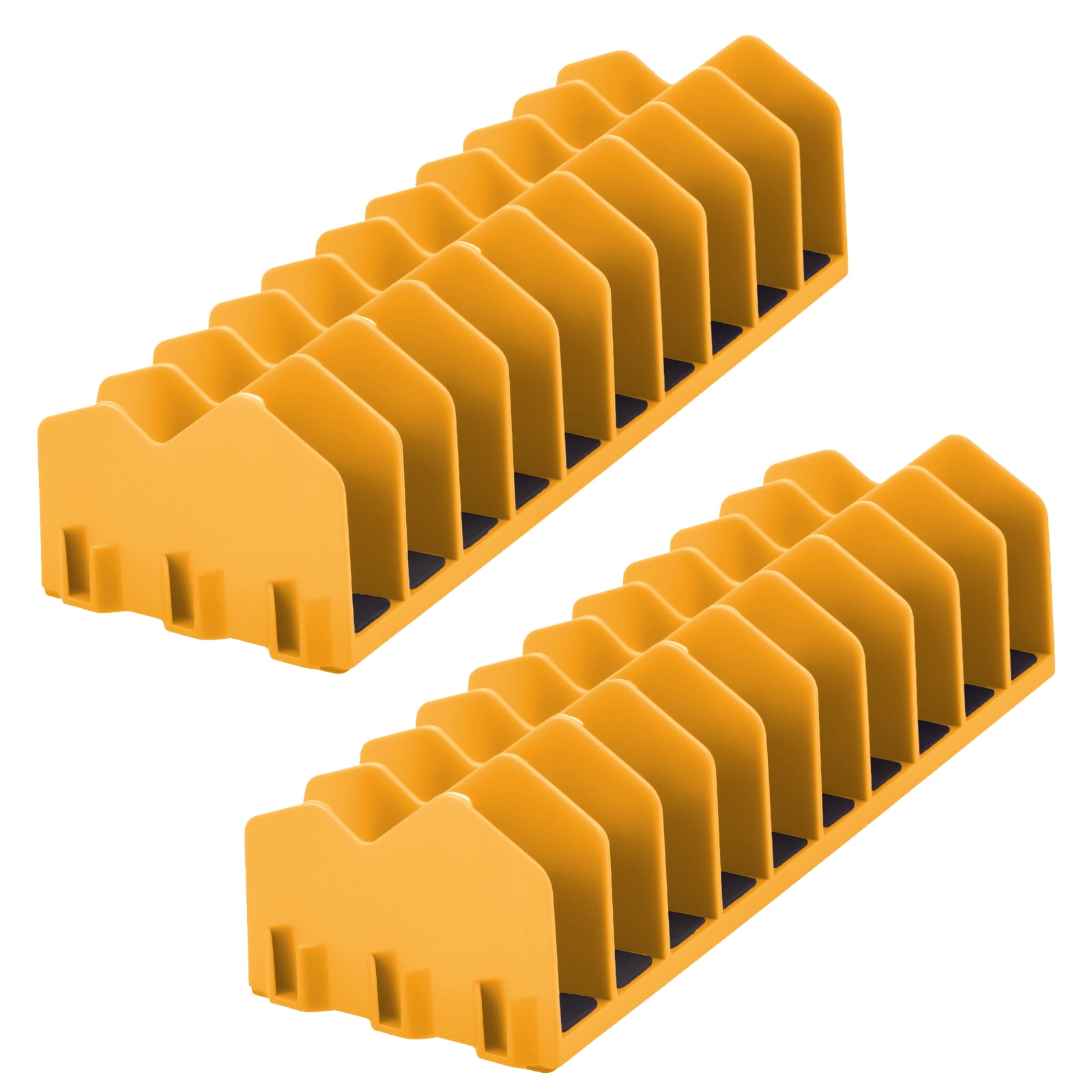 2 Pcs Plier Organizer Rack with Nonslip Rubber Base 10 Slots Pliers ...