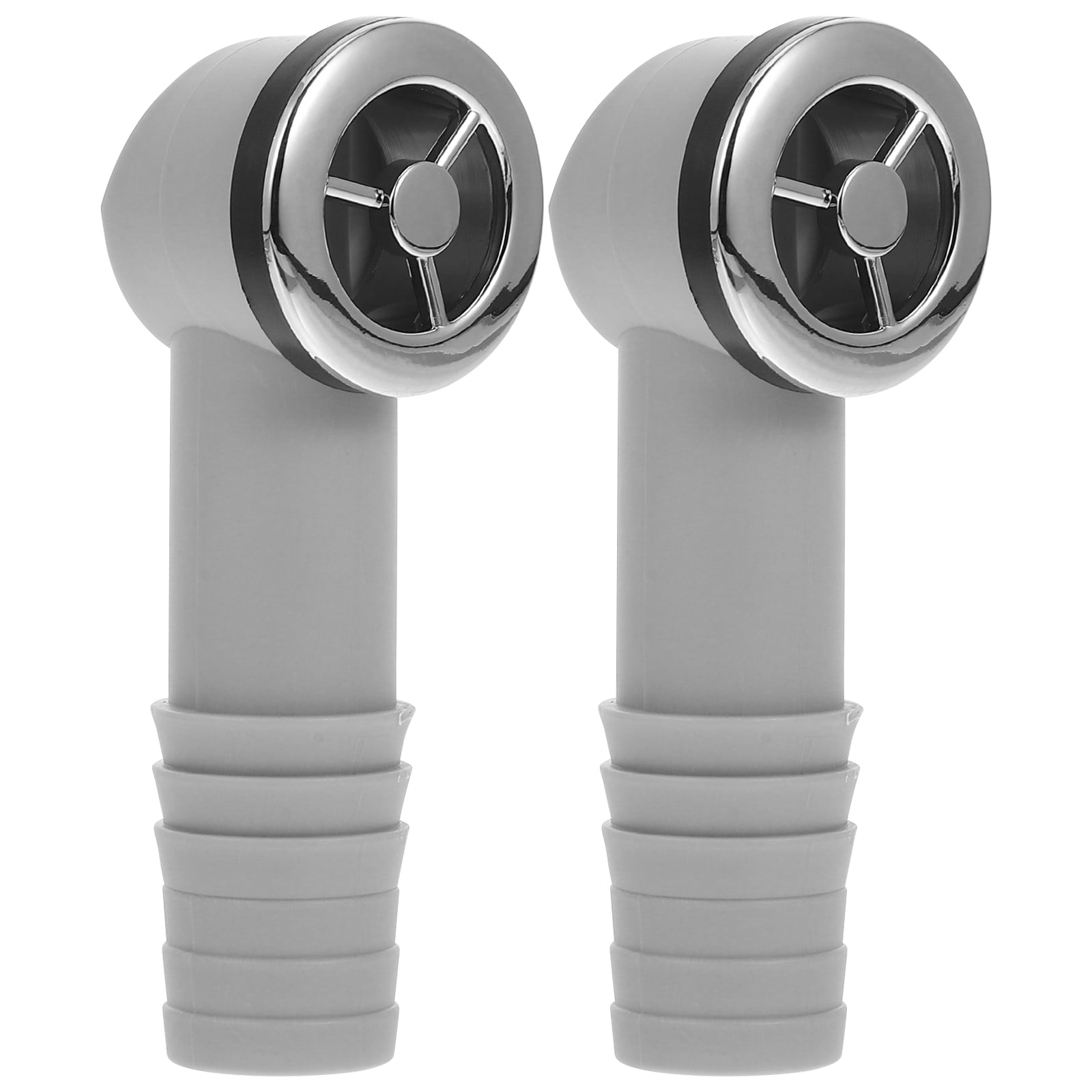 2 Pcs Kitchen Basin Overflow Pipe Kit Round Overflow Head with Silicone ...