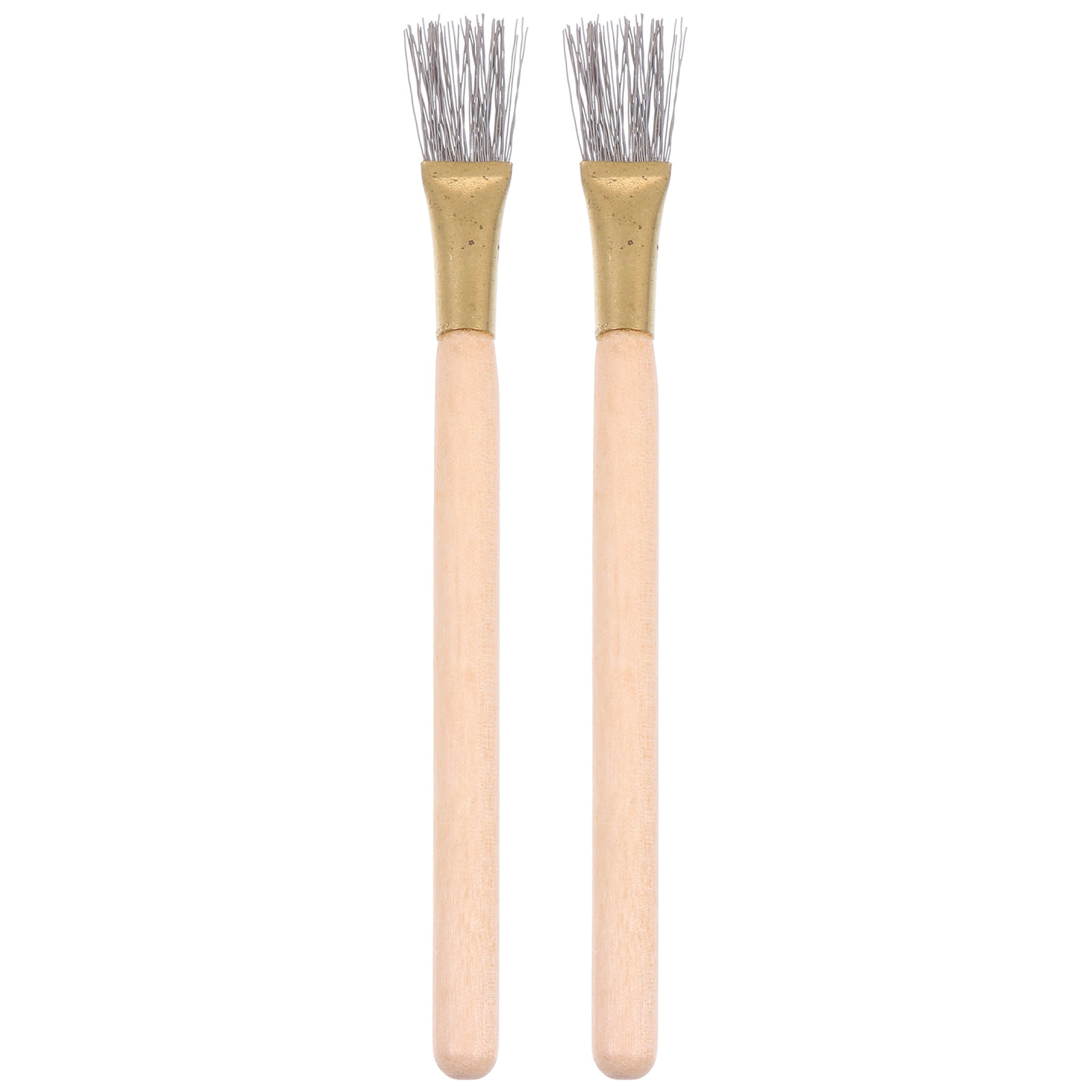 2 Pcs Polymer Clay Texture Press Machine Steel Brush Sculpturing ...