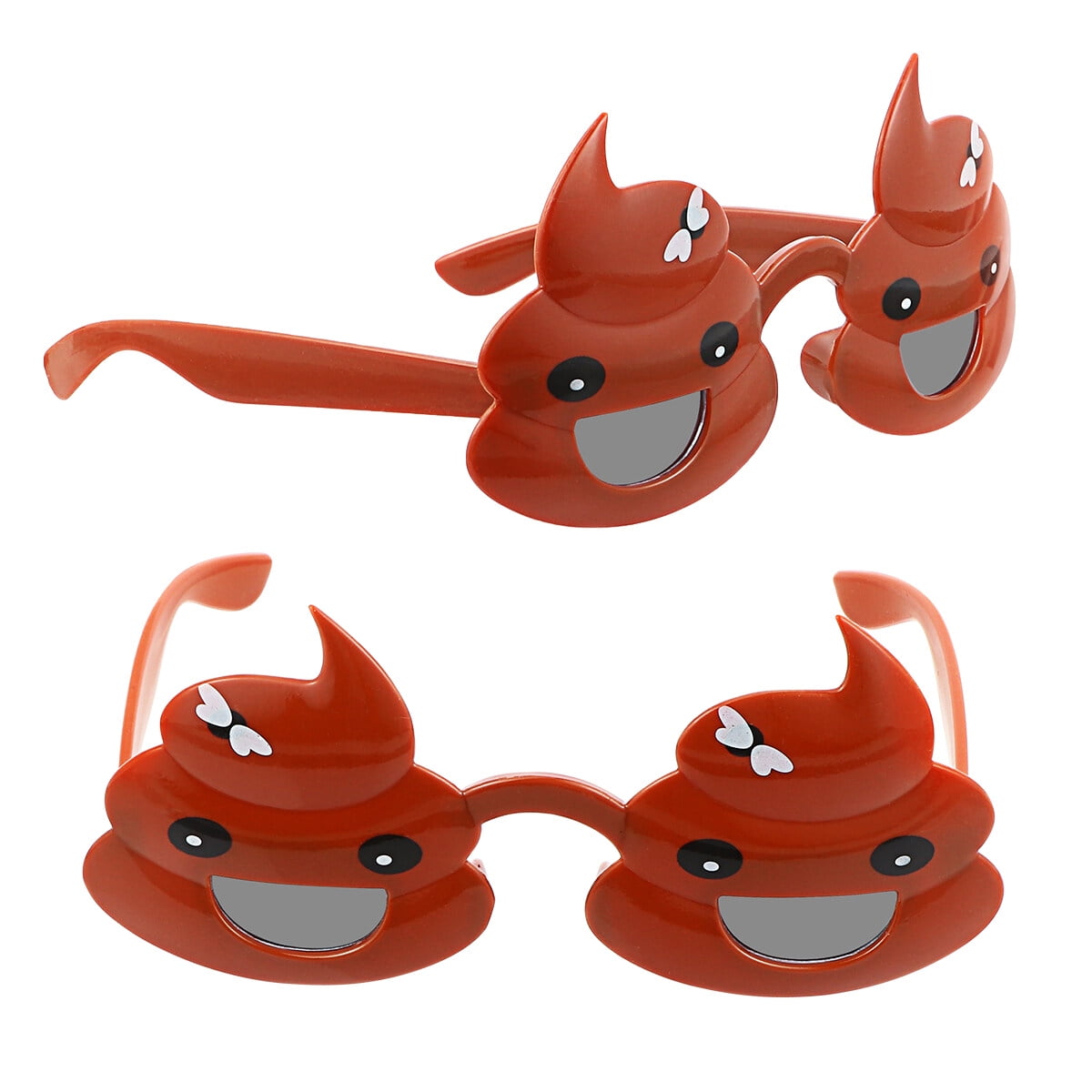 2 Pcs Poo Glasses Poop Costume Prop Shaped Eyeglasses - Walmart.com