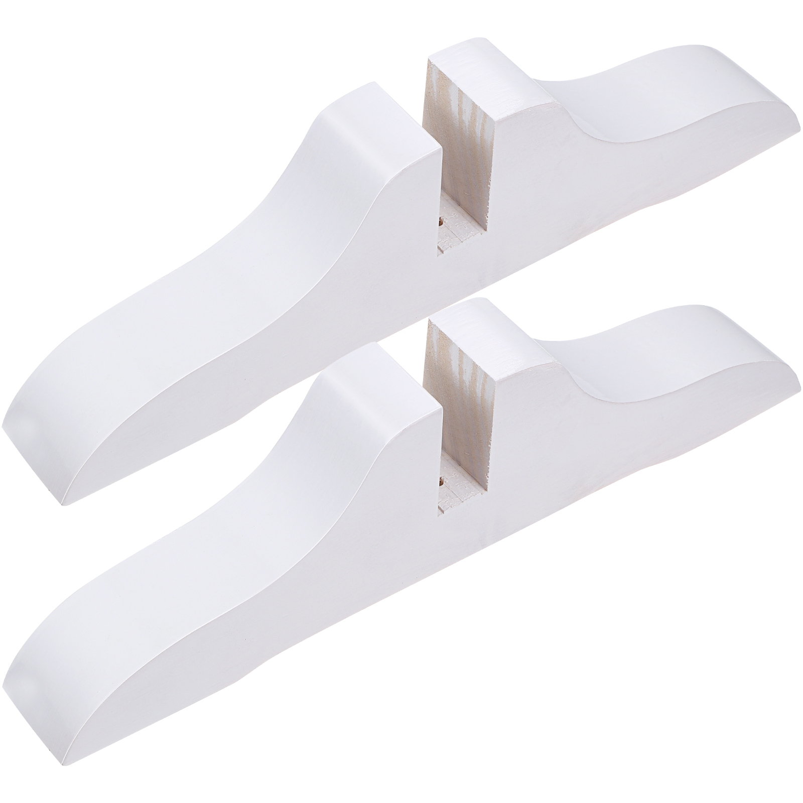 2 Pcs Poplar Retractable Folding Screen Base Room Wooden Bracket ...