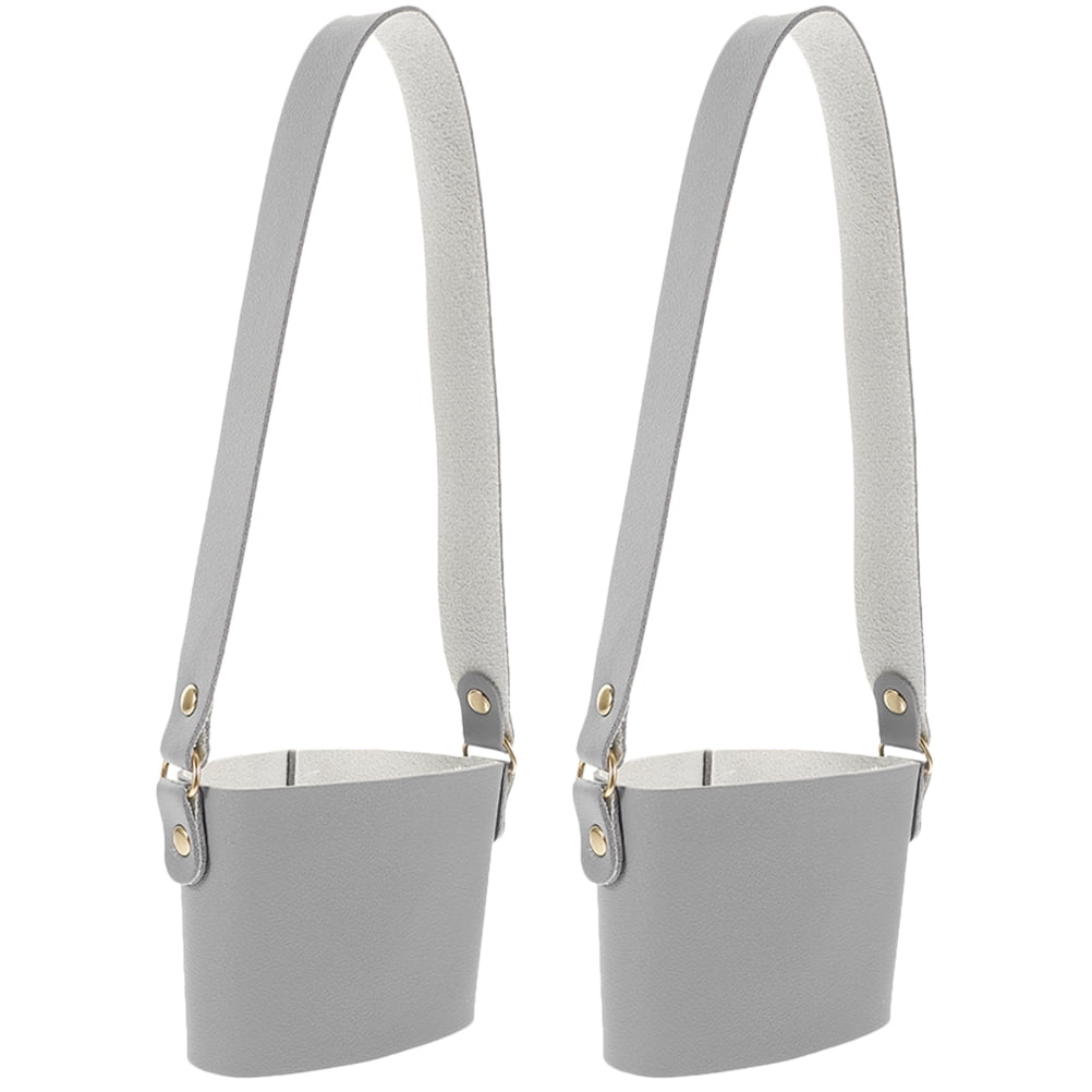 2 Pcs Portable Cup Cover Water Carrying Holder Sleeve with Strap Sling ...