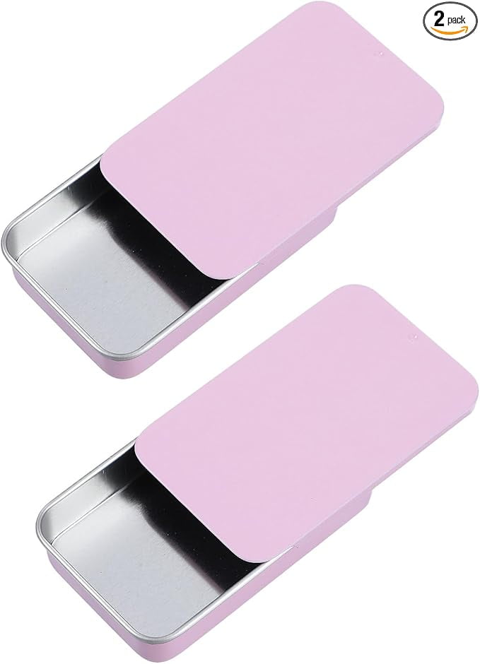 2 Pcs Portable Dental Floss Case Sliding Dental Pick Dispenser Box ...