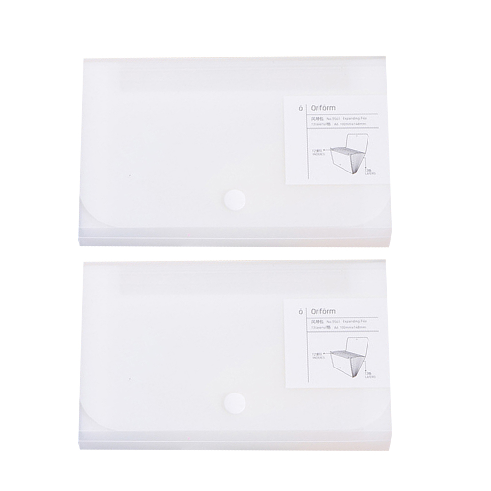 2 Pcs Portable File Folder Multilayer File Folder Office Folders Folder ...