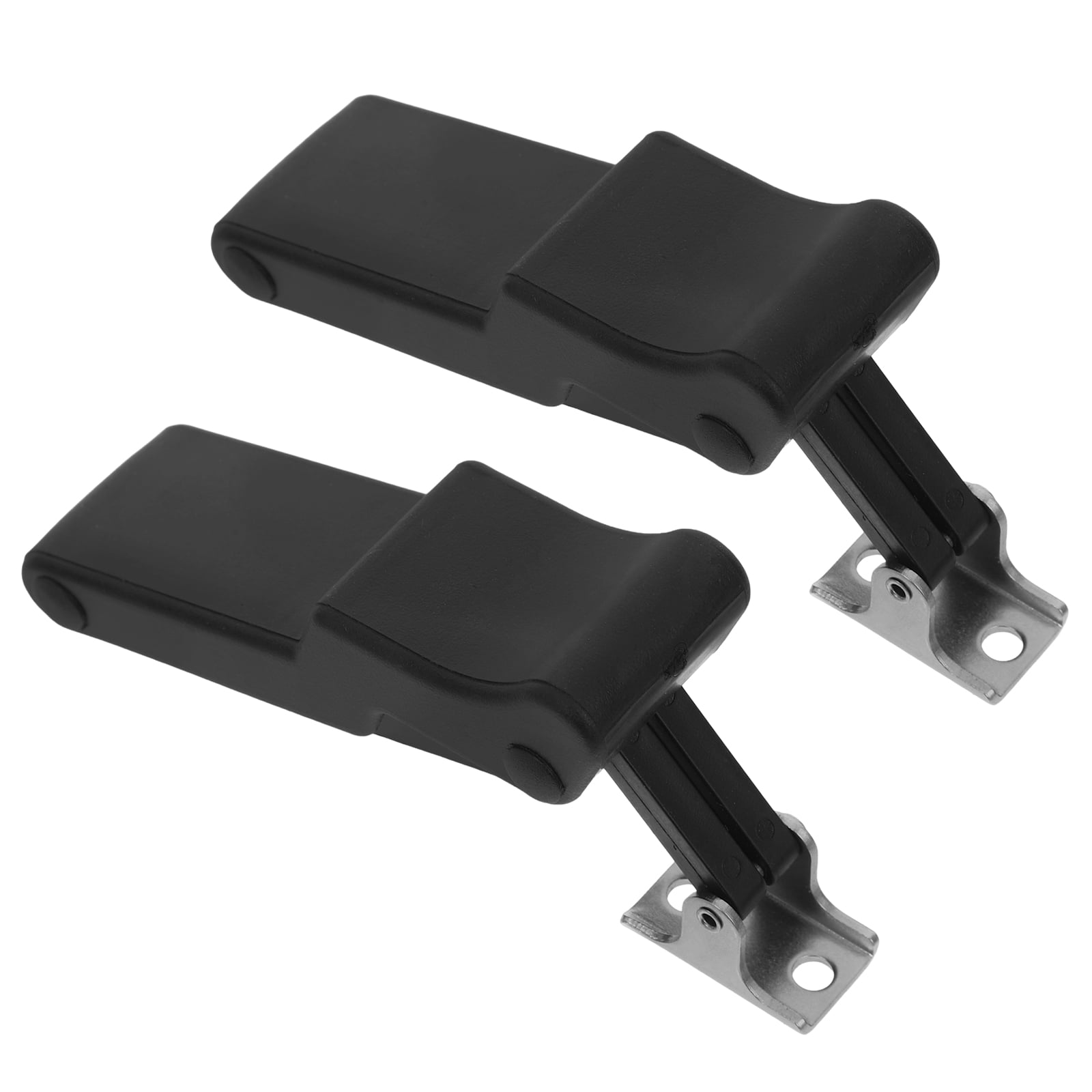 2 Pcs Portable Hasp Lock Storage Rack Rubber Latch Plastic and ...