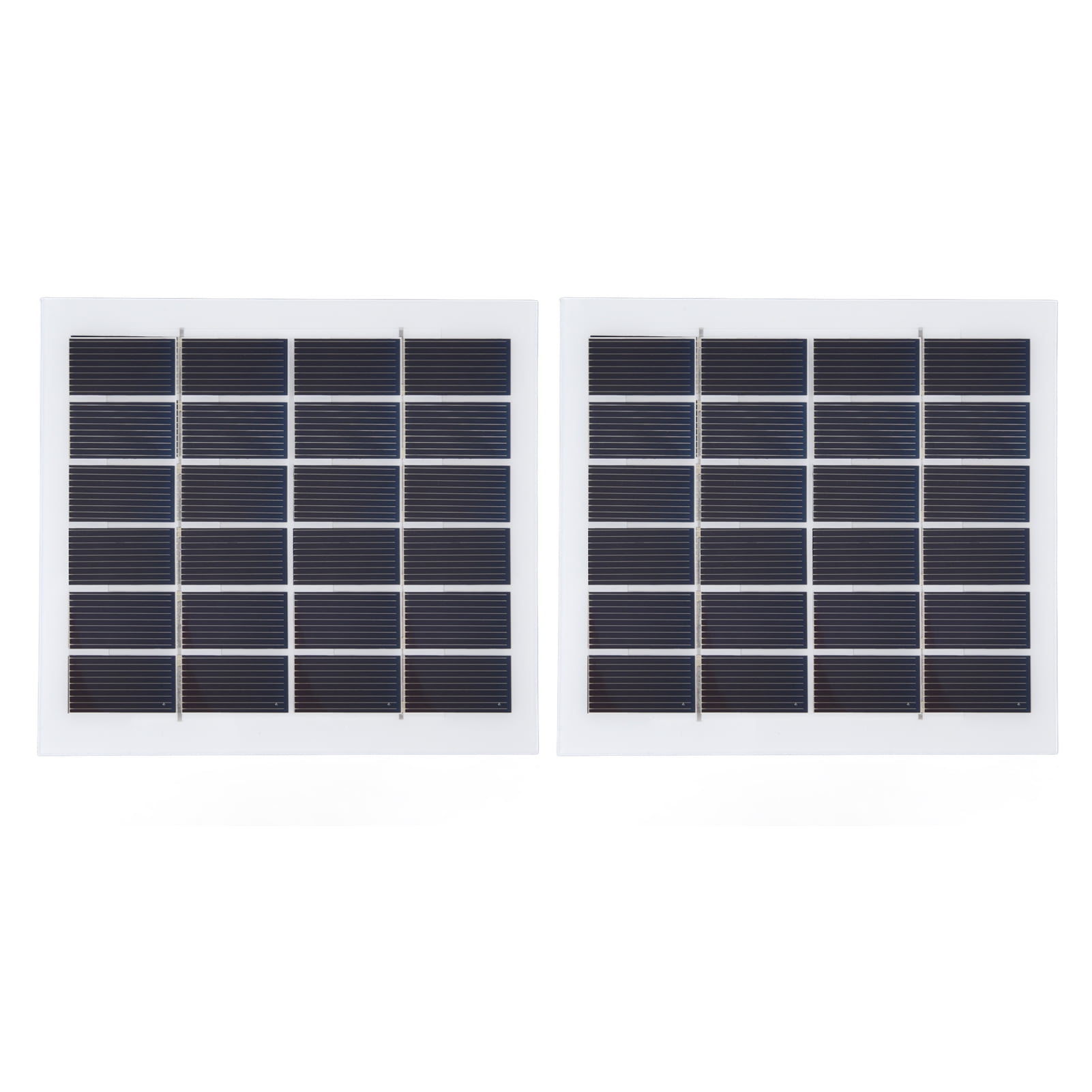 2 Pcs Portable Solar Panel 2W 6V Mini Solar Cells High Conversion ...