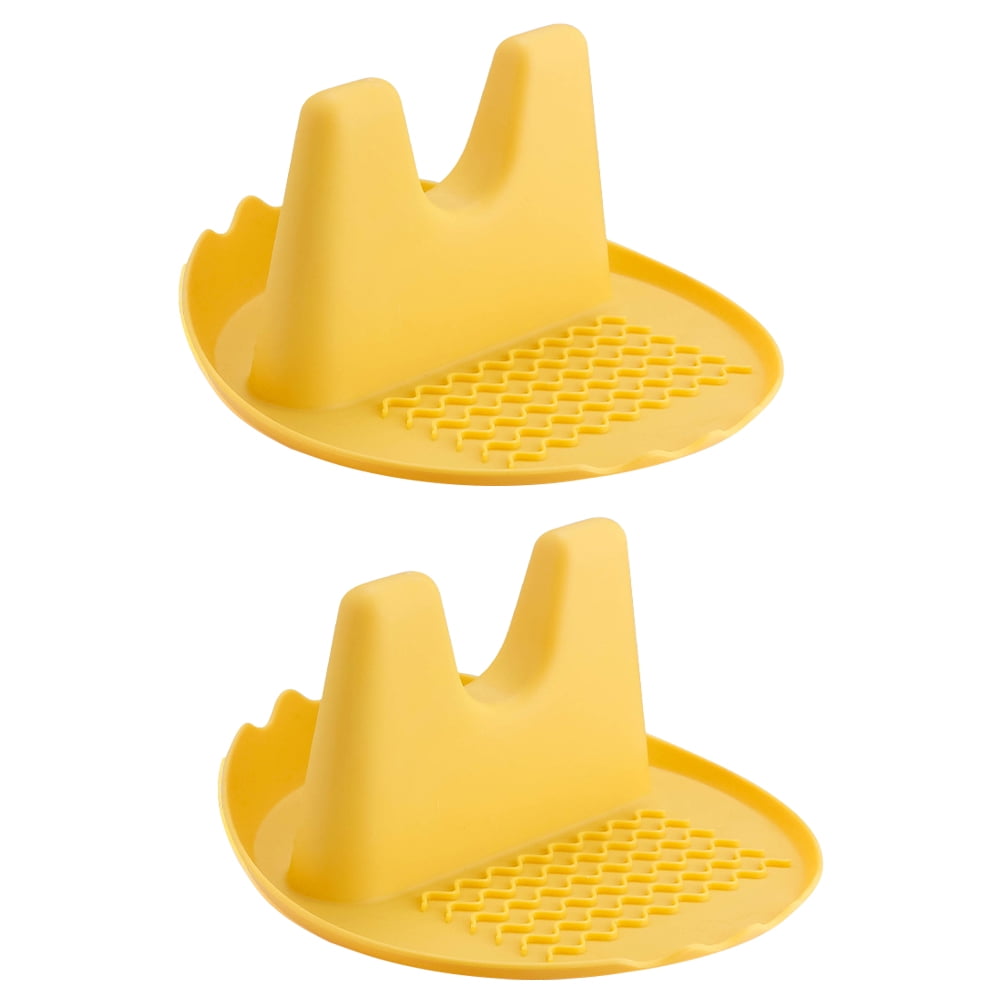 Holder Rest Dish Lid Pot Spoon Rack Utensil Drainer Kitchen Organizer ...