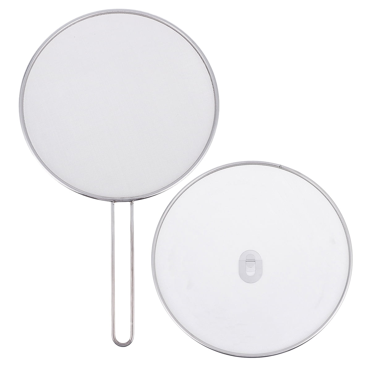 2 Pcs Pot Safeguard Oil Strainer Mesh Frying Grease Guard Anti Splatter ...