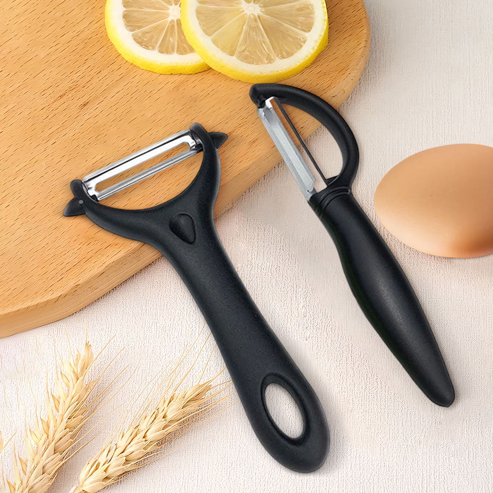 2 Pcs Potato Peeler, Y and I-Shaped Swivel Vegetable Peeler Set, Fruit ...