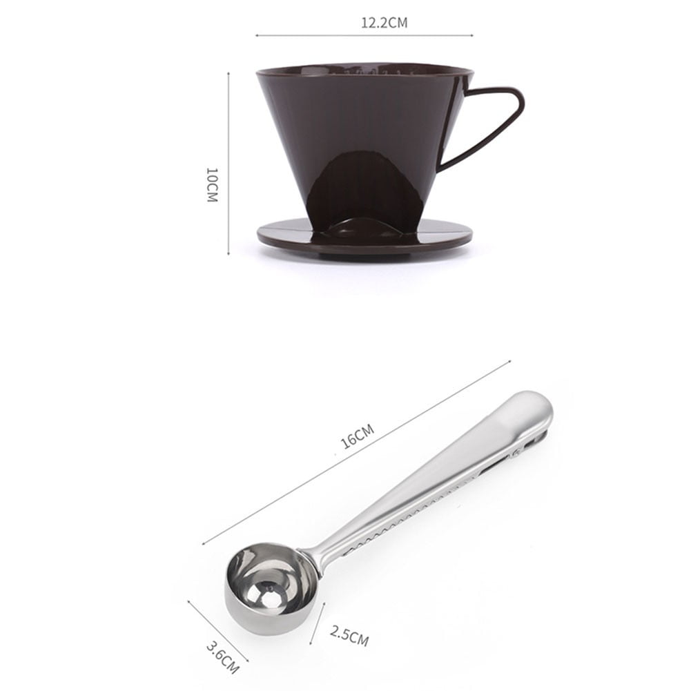 2 Pcs Pour-Over Coffee Brewing Filter Cone Set Coffee filter screen ...
