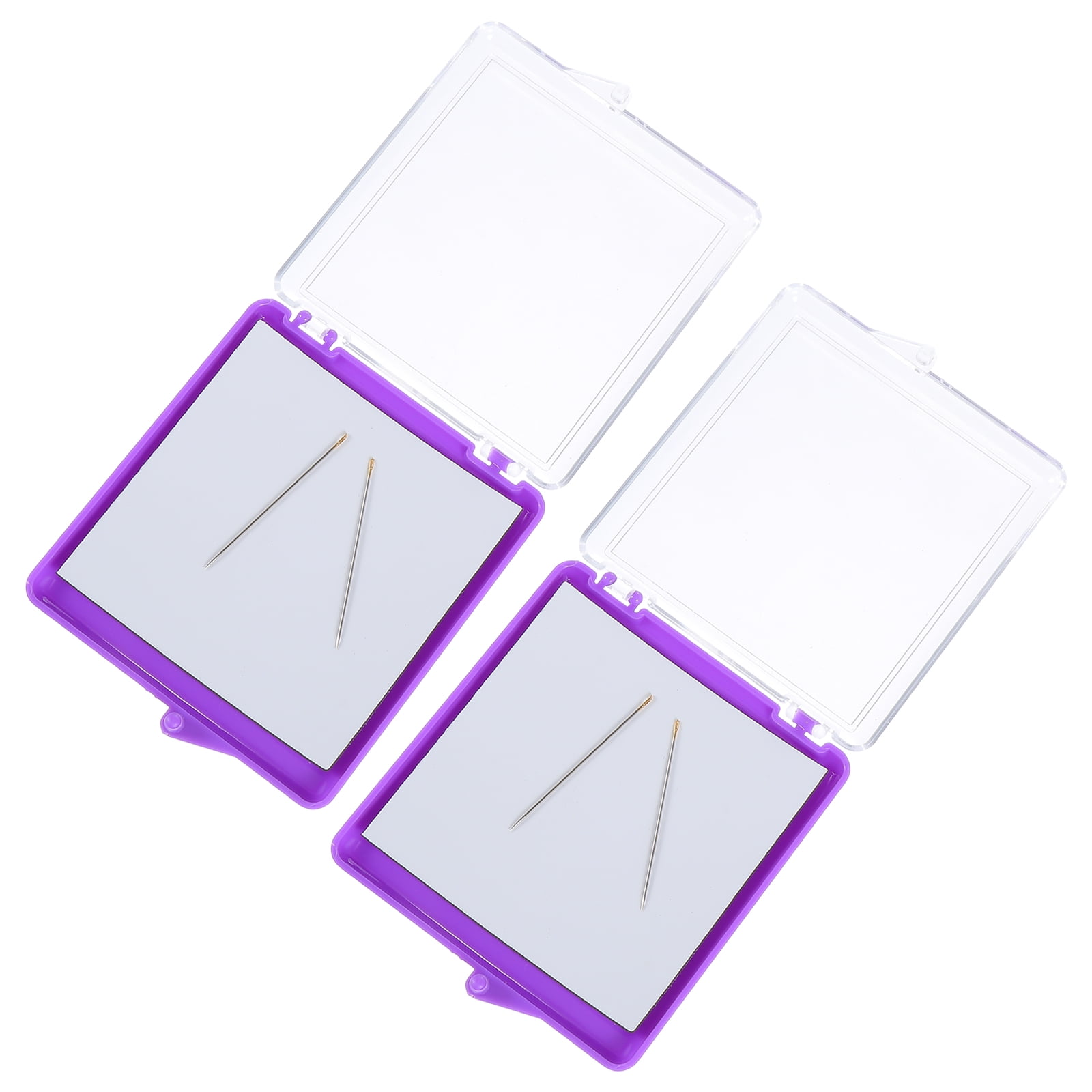 2 Pcs Practical Sewing Needle Holder Needle Storage Box Magnetic Pin ...