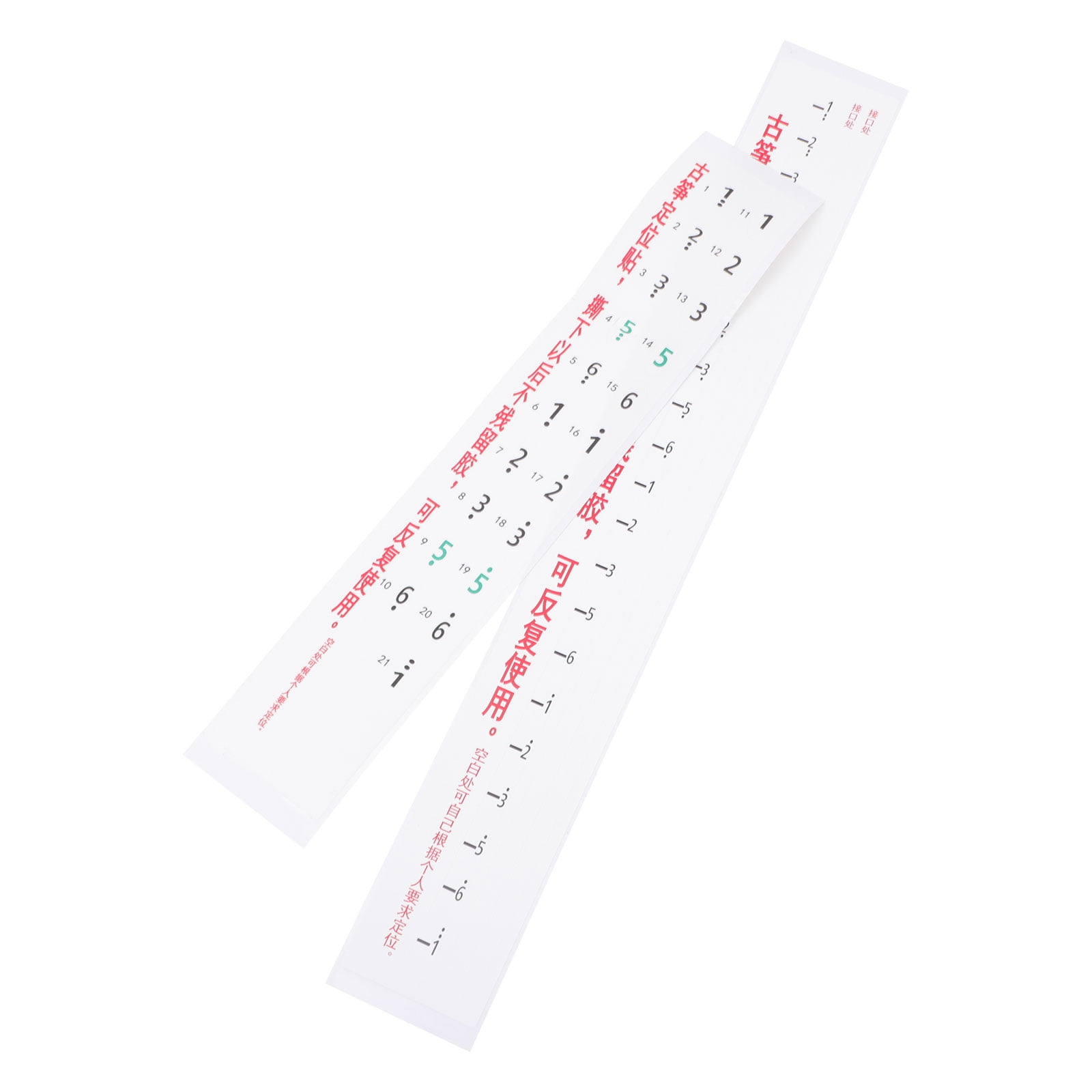 2 Pcs Practice Sticker Guzheng Scale Post Harmless to - Walmart.com