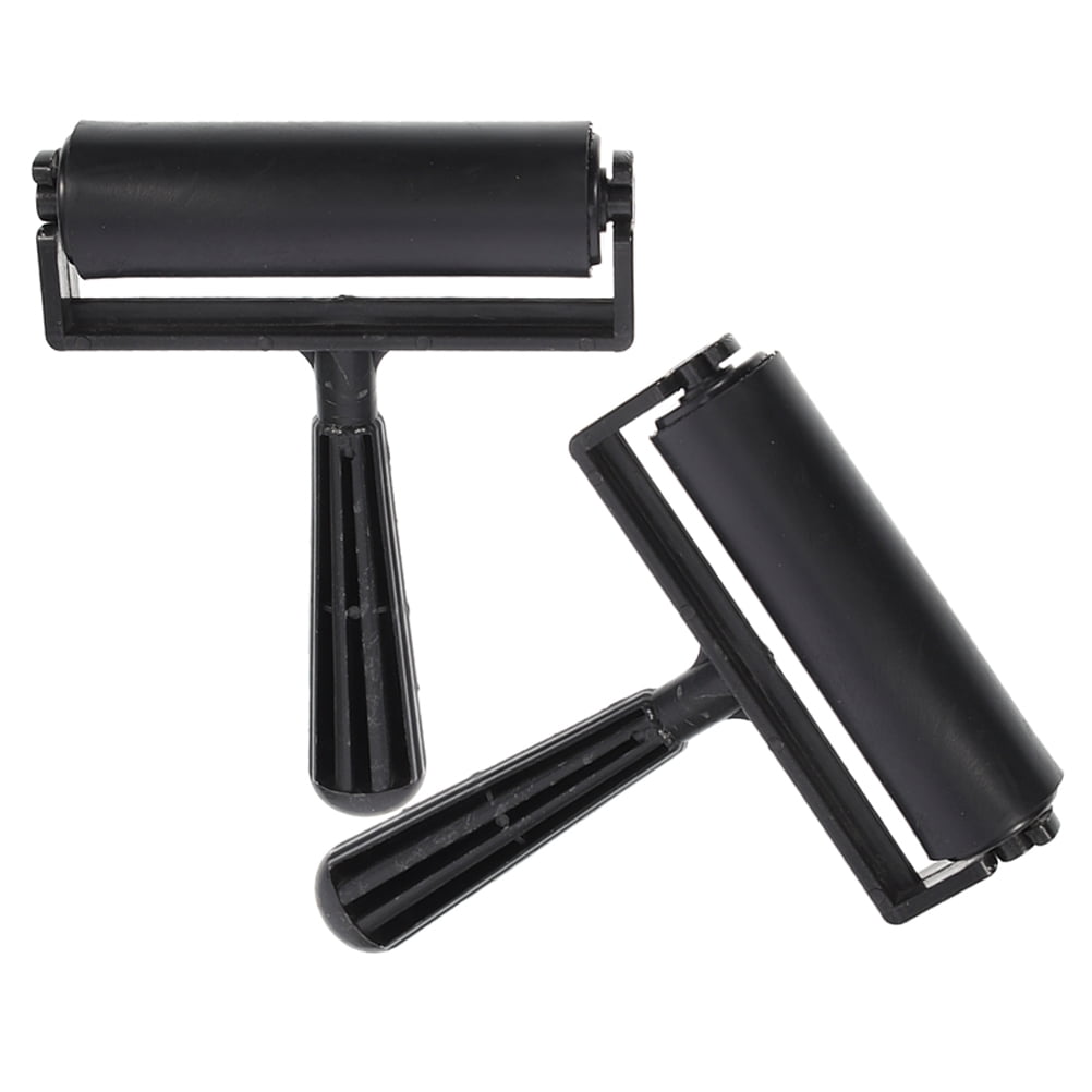2 Pcs Printmaking Roller Ink Art Tool (black) 2pcs Rollers Dot ...
