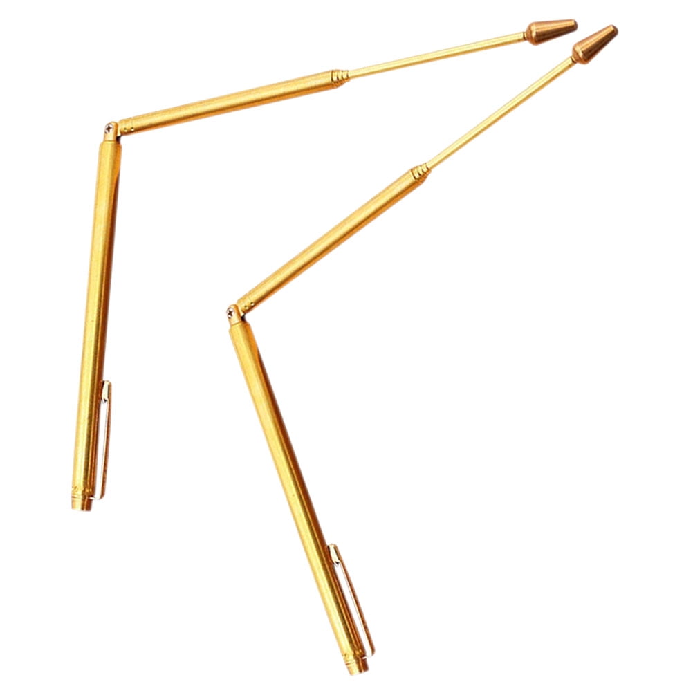 2 Pcs Probe Rod Dowsing Rods Spiritual Metal Portable Copper Divining ...