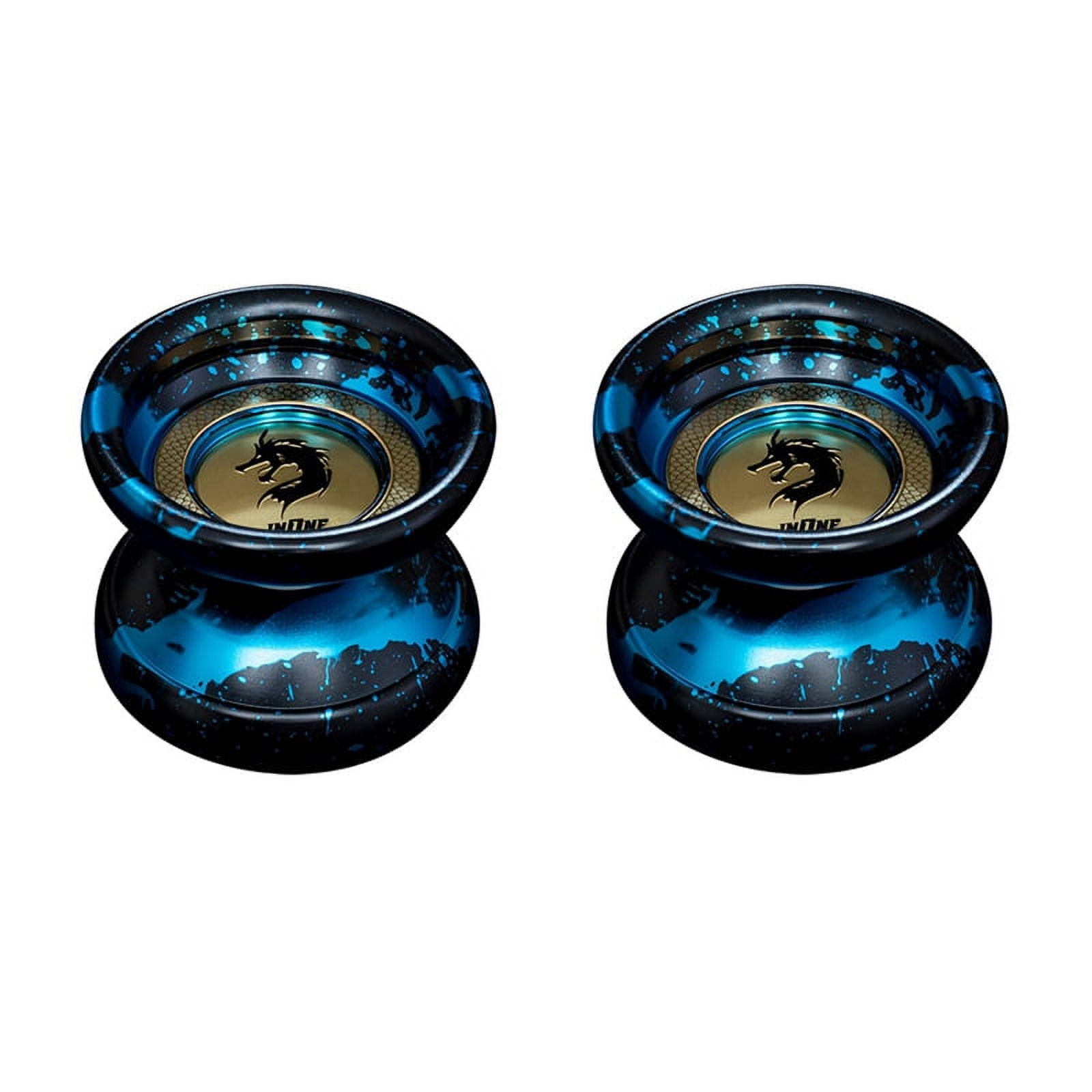 2 Pcs Professional Butterfly Yoyo Alloy Responsive Yoyo 10 Bearing Yoyo ...