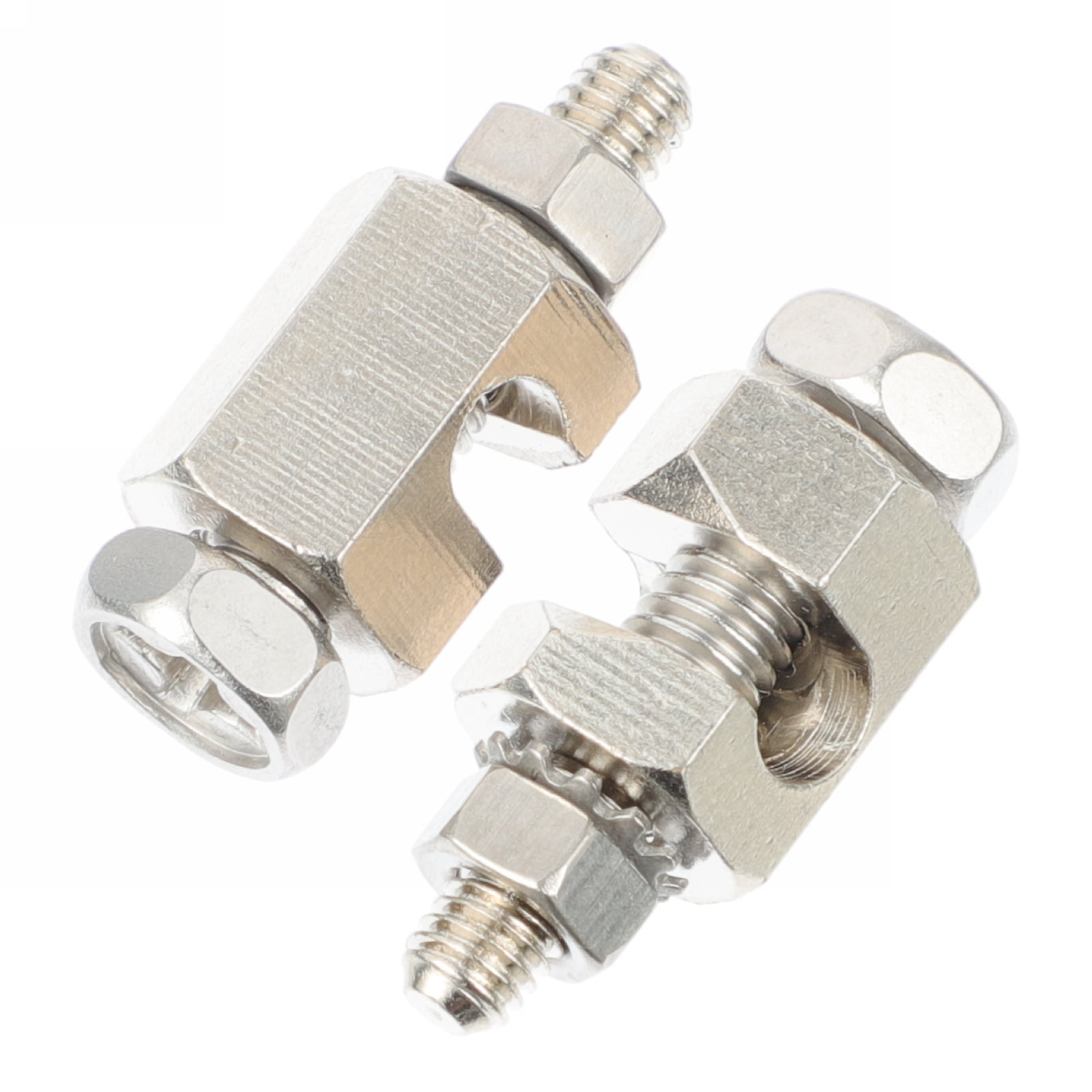 2 Pcs Protection Grounding Clamp Lug Cable Sicorss Bolts Solar Panel ...