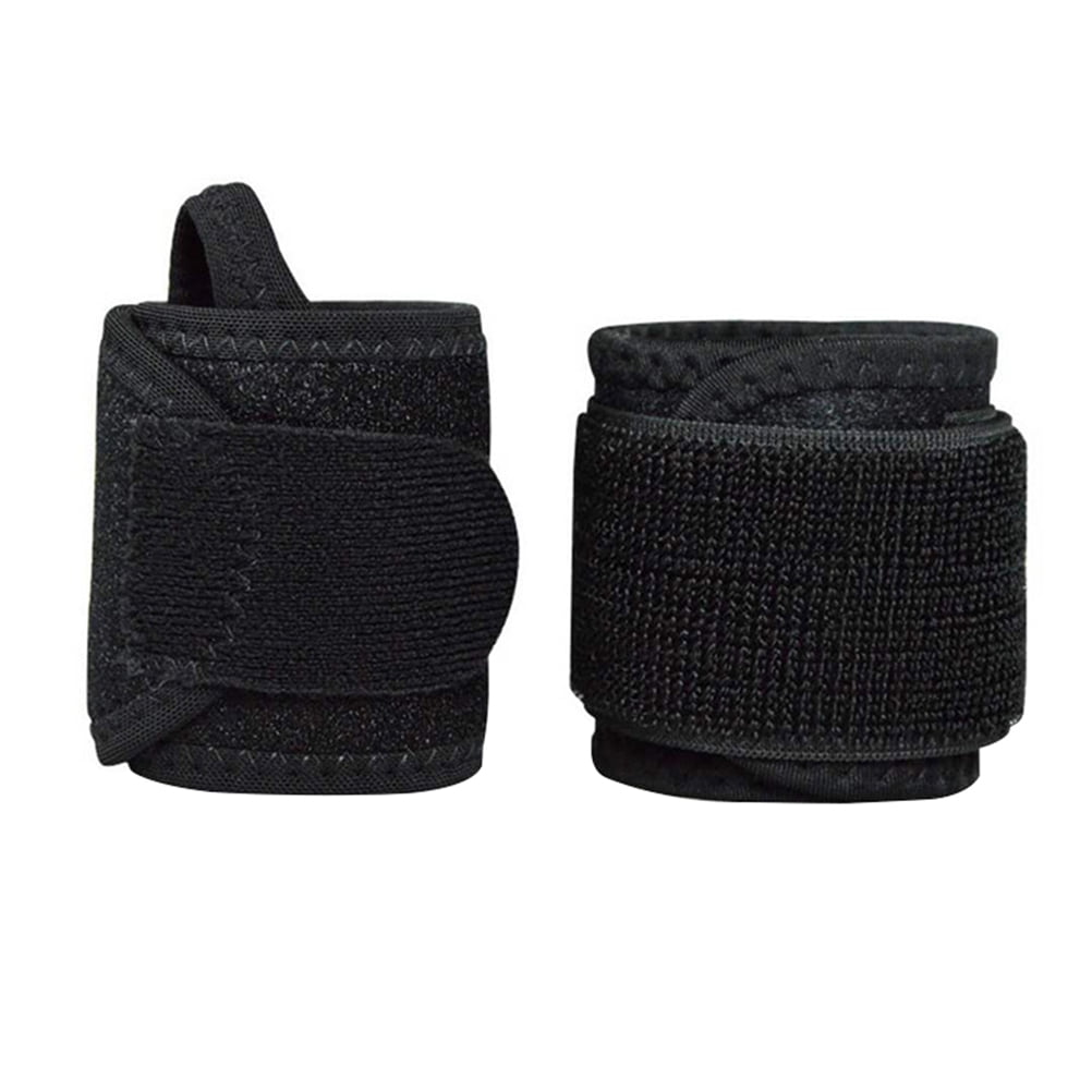 2 Pcs Protective Wristband Adjustable Wrist Strap Basketball Headband ...