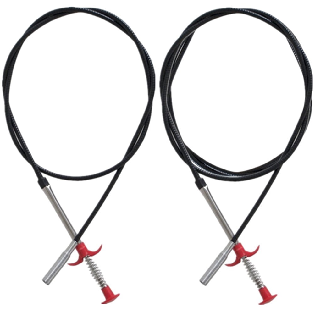 2 Pcs Puller Grabbers Pipe Picker Utility Sink Sewer Unclogging Tools ...