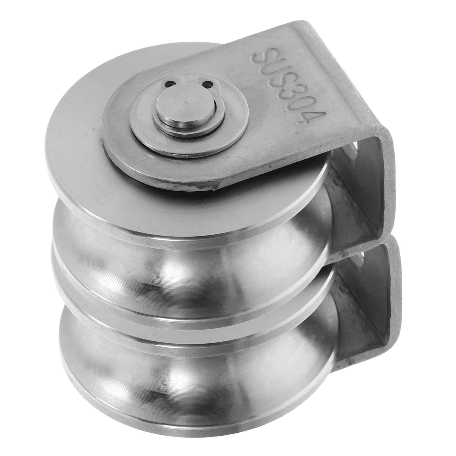 2 Pcs Pulley Gym Cable Heavy Duty Sliding Block Crane Pulleys System ...