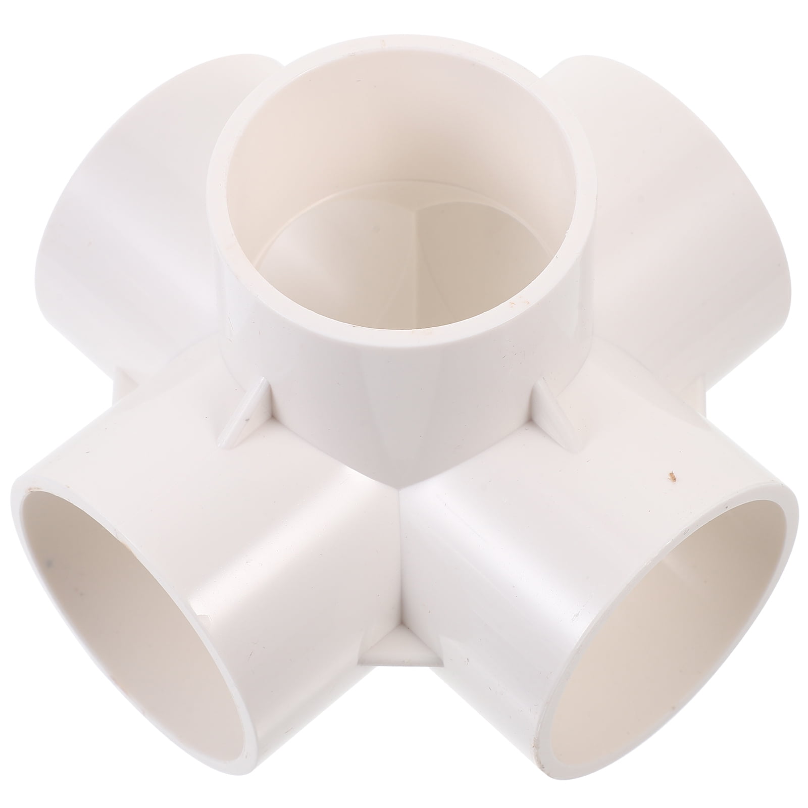2 Pcs Pvc Pipe Fittings 1-1/2 Inch 5 Way 50 Three-dimensional Five ...
