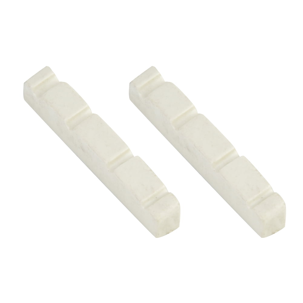 2 Pcs Quality Plastic 4 String Bass Guitar Nut Musical Instrument ...