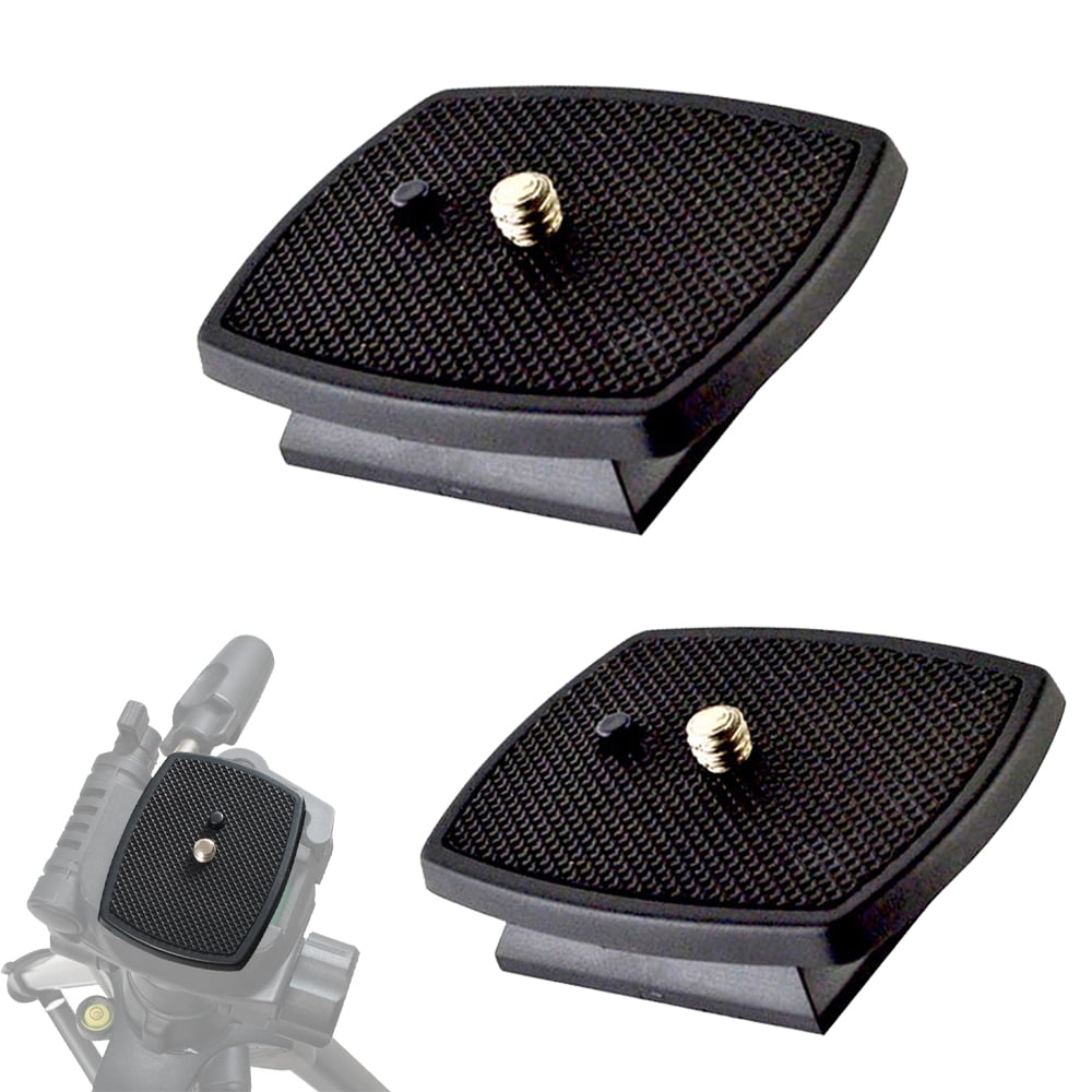 2 Pcs Quick Release Plate Tripod Head Screw Adapter Mount 1/4 Inch ...