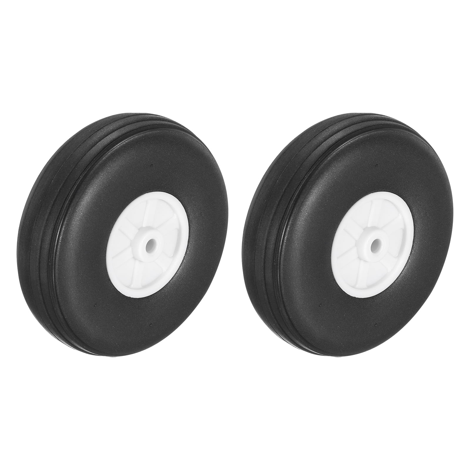 2 Pcs RC Airplane Wheels, 2.2 Inch OD RC Plane Parts Wheels Model ...