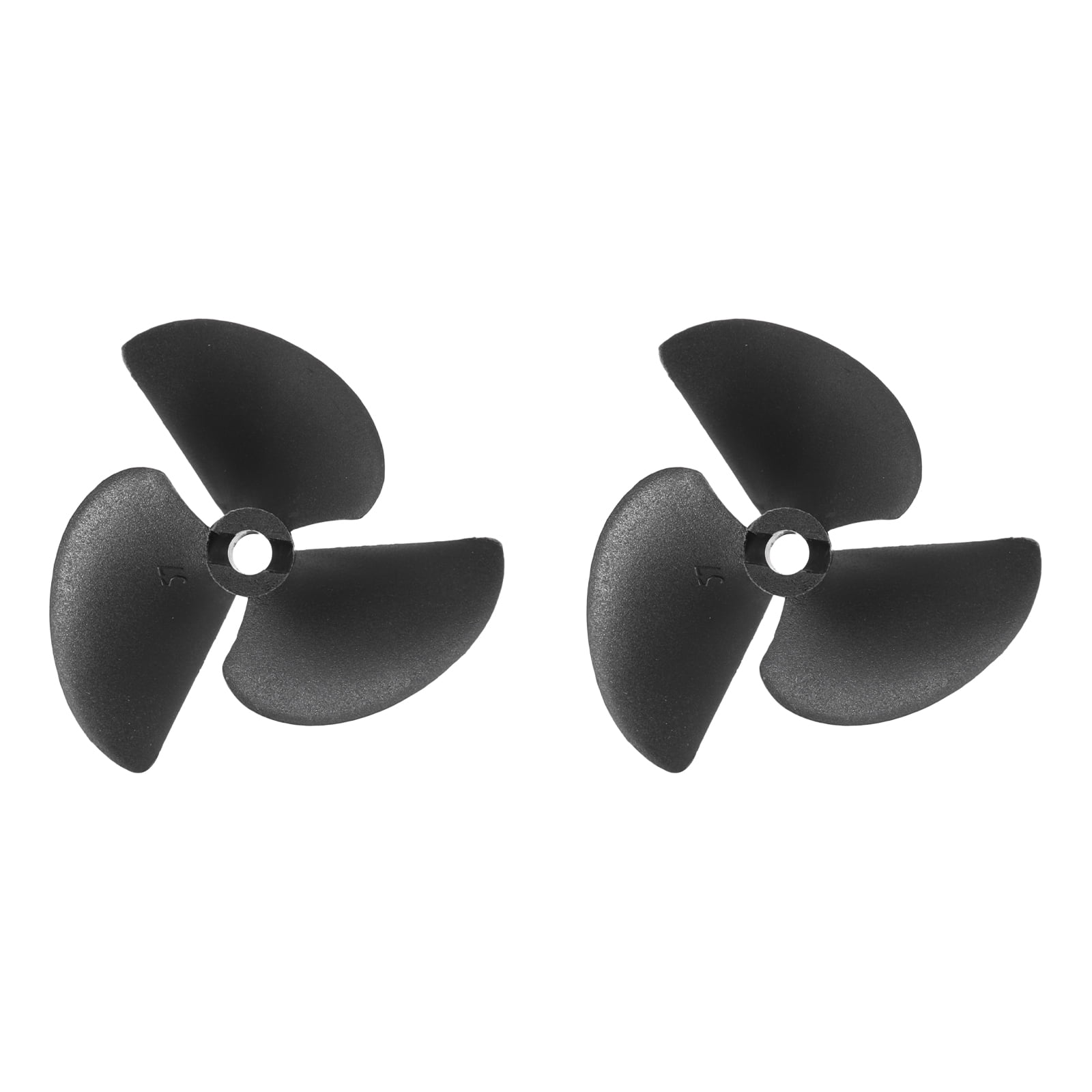 2 Pcs RC Boat Propeller, 3 Blades Propellers 4.8mm Hole Dia 57mm OD CW ...