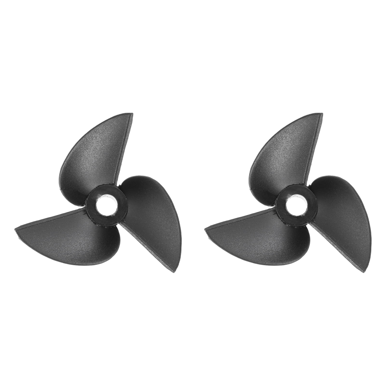 2 Pcs RC Boat Propeller, 3 Blades Propellers 4mm Hole Dia 36mm OD CW ...