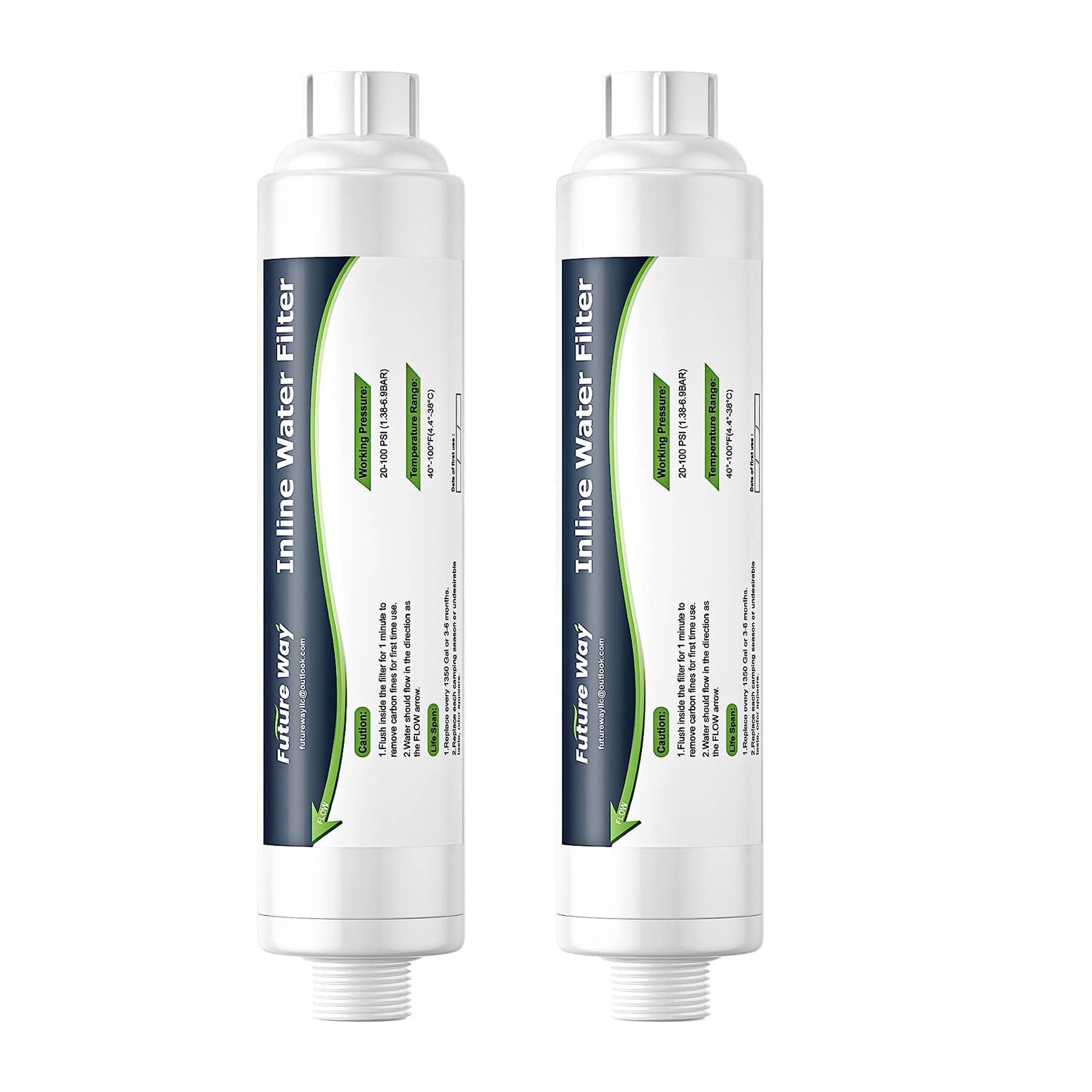 "2 Pcs RV Hose Water Filter, Reduces Metals, Sediment, Odor, For Hot ...