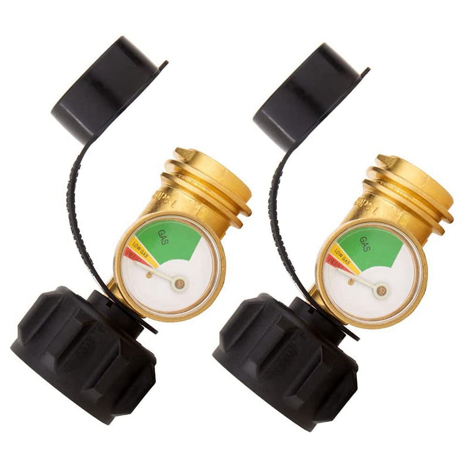 2 Pcs RV Propane Tank Gauge Level Indicator Gas Pressure Meter with ...