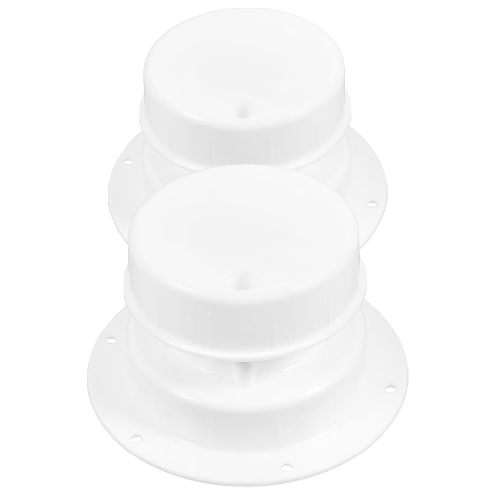 HOOWIFFY Rooftop Exhaust Vent Cap RV Sewer Vent Cover Cap White ABS ...