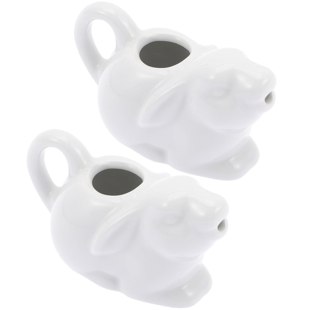 2 Pcs Rabbit Milk Jug Vintage Christmas Decorations for Home Creamer ...