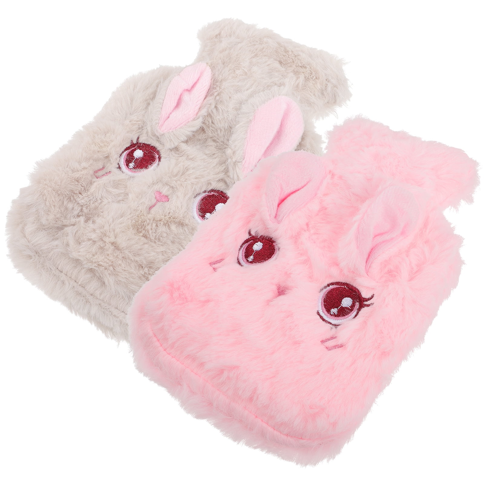 2 Pcs Rabbits Rechargeable Hand Warmer Travel Water Bag Newborn 19 ...