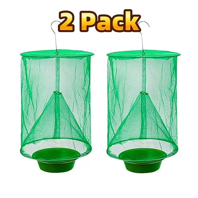 2 Pcs Ranch Fly Traps Fly Trap Outdoor Hanging Reusable Fly Catcher ...