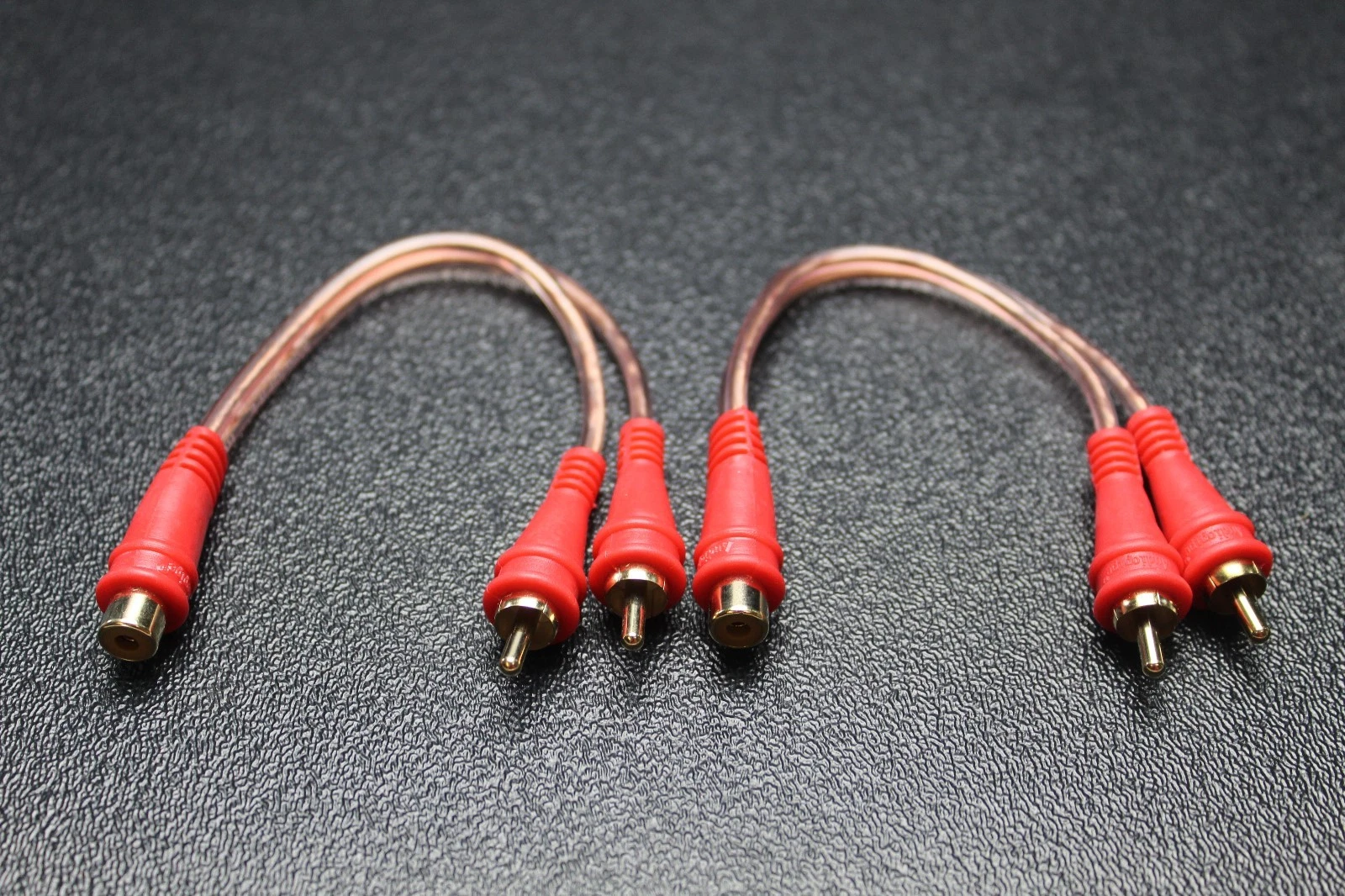 2 Pcs Rca Wire Audiopipe Y Splitter 1 Female 2 Male Car Home Audio ...