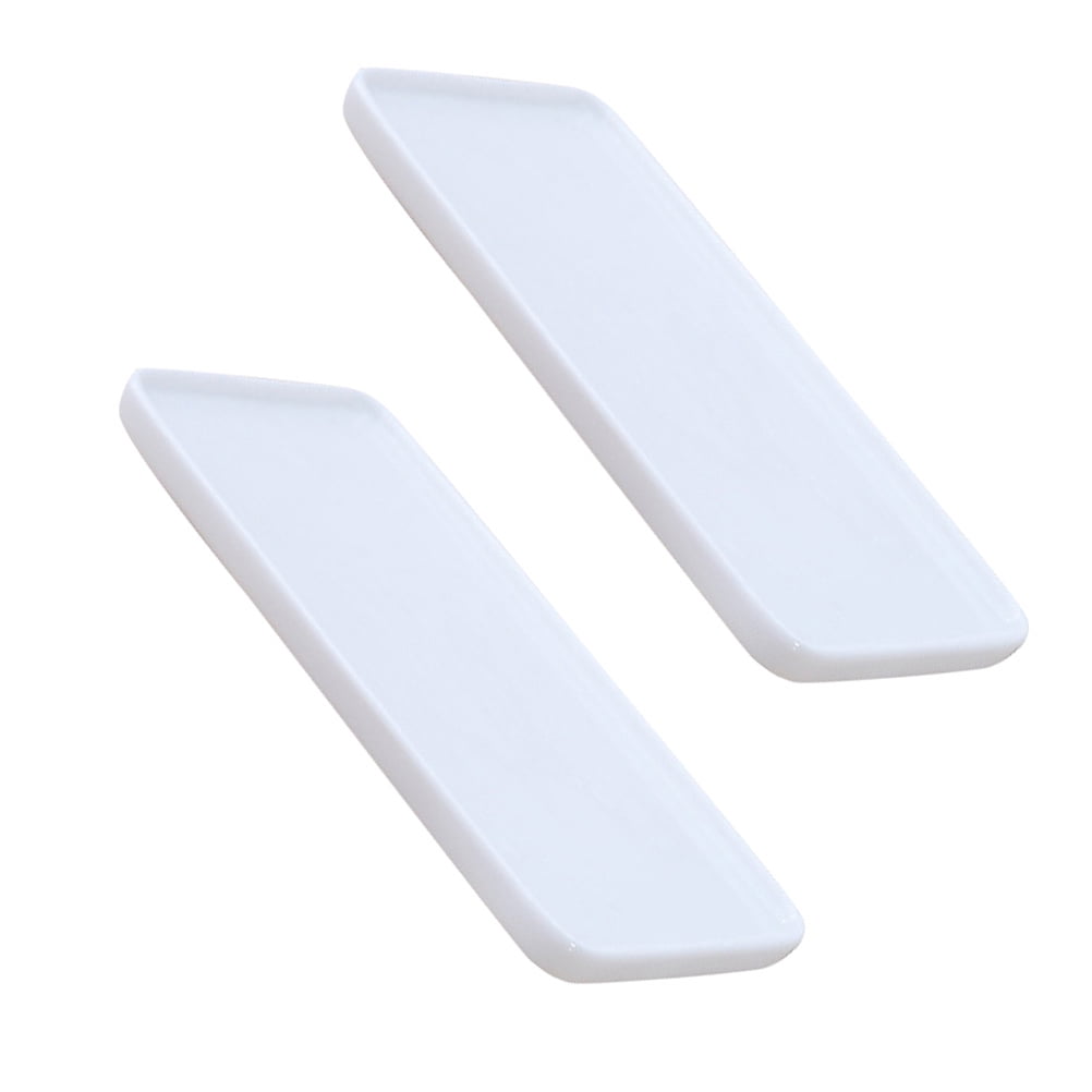 2 Pcs Rectangular Ceramic Plate Dresser Storage Holder Japanese Style ...