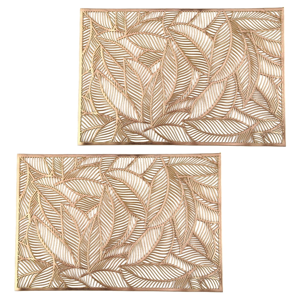 2pcs Hollow Kitchen Placemats Plastic Table Mats for Kitchen Place ...