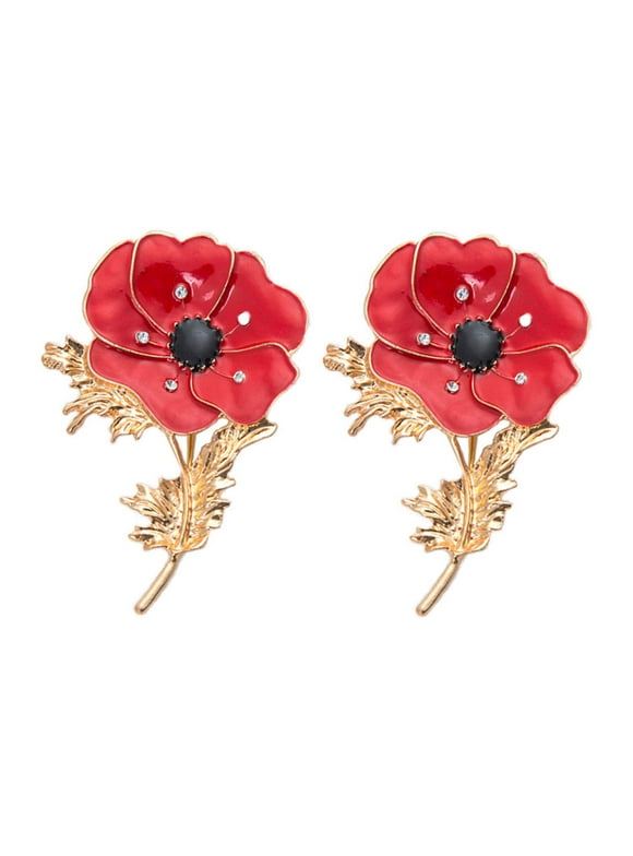 Remembrance Day Poppy Pin