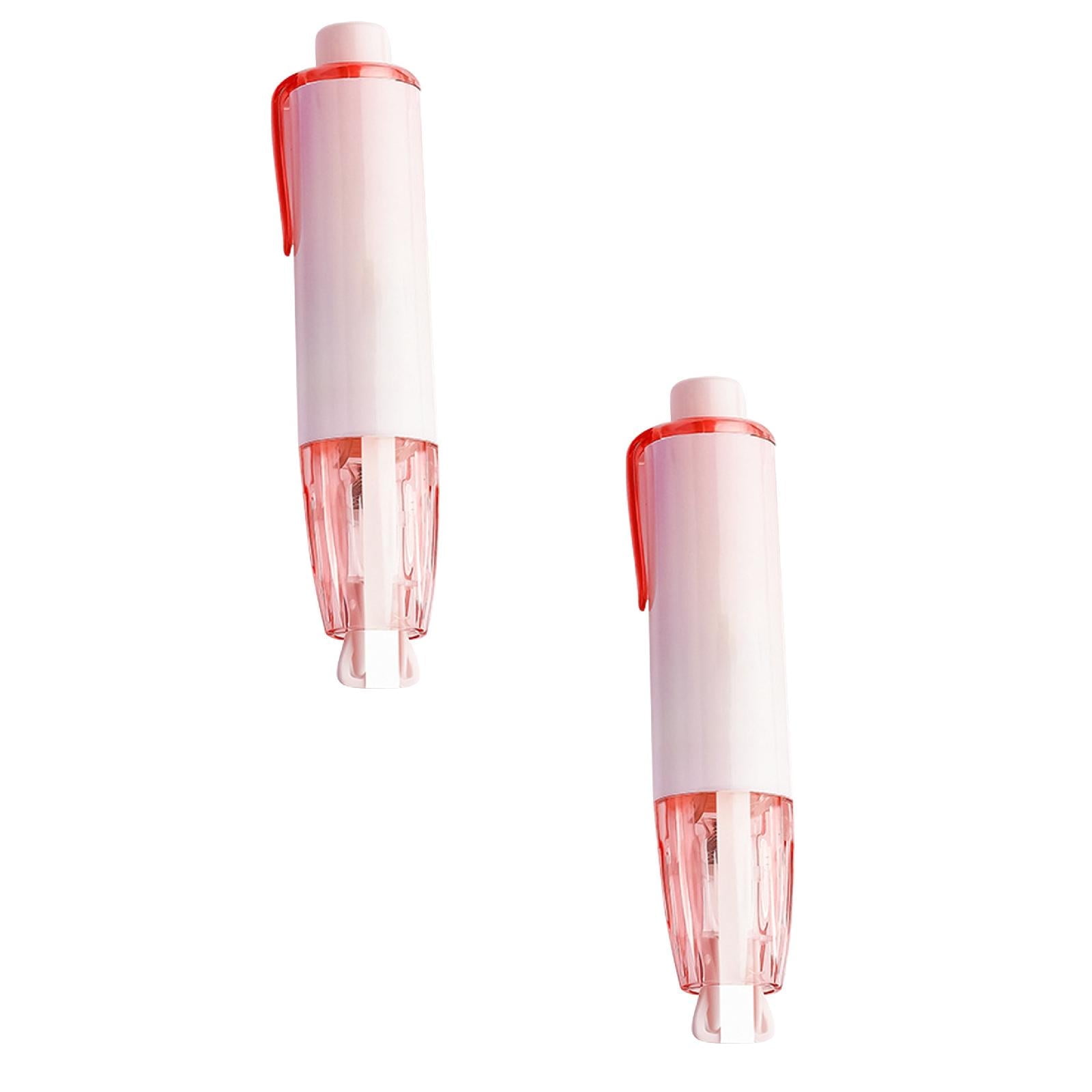 2 Pcs Refillable Retractable Quick Dry White Out Correction Tape Mini ...