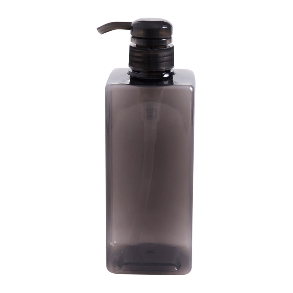 2 Pcs Refillable Sunscreen Bottle Transparent Foam Pump Black Shampoo ...