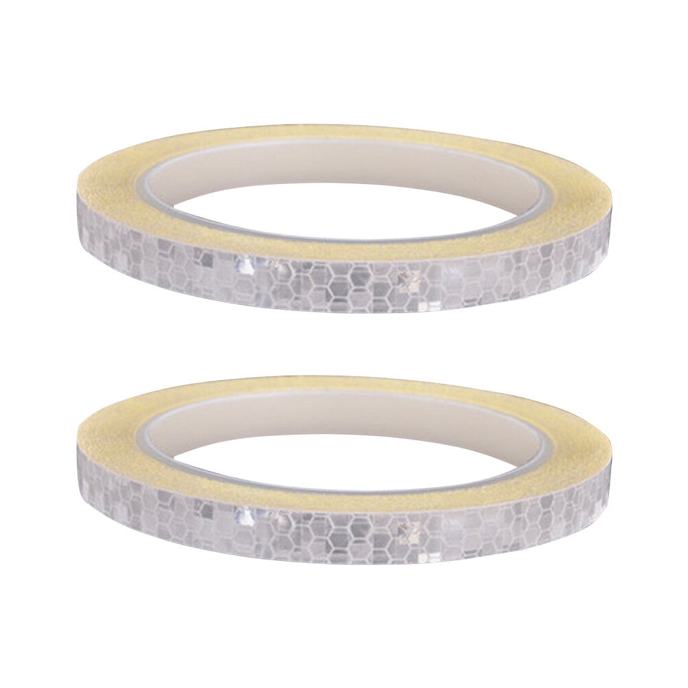 2 Pcs Reflective Tape Bike Safety Gear Reflective Stickers Strip ...
