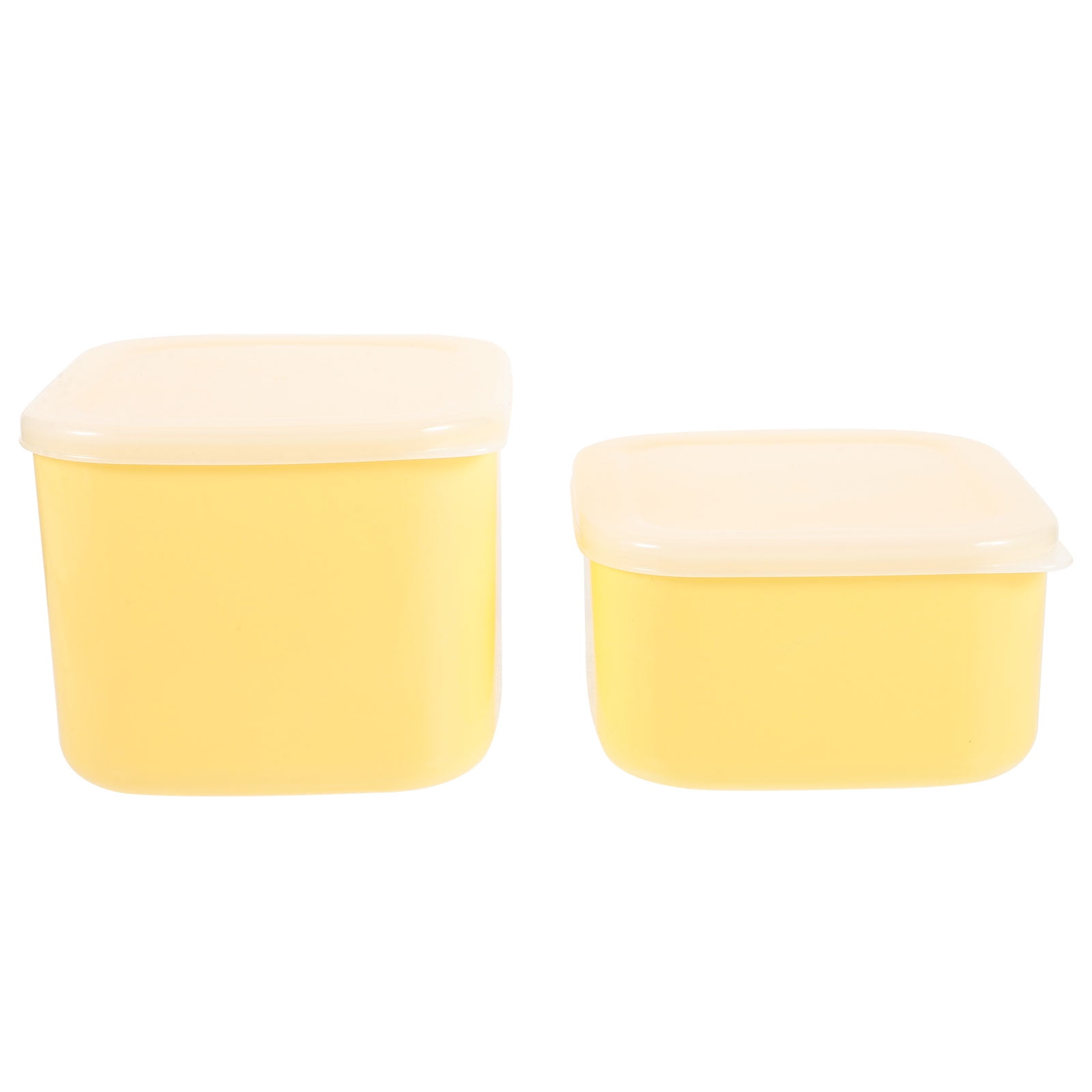 2 Pcs Refrigerator Cream Cheese Container for Fridge Portable - Walmart.com